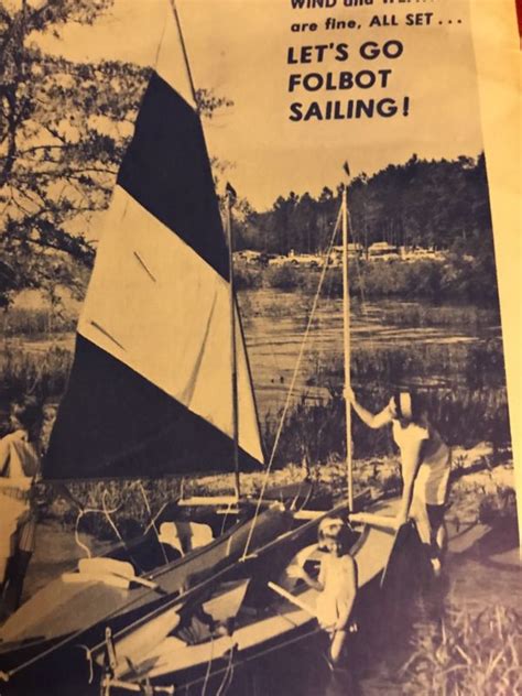 Kayak Classic Folbot “super” 17 ½ Ft Folding Kayak With Sailing Rig For