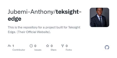 Github Jubemi Anthonyteksight Edge This Is The Repository For A Project Built For Teksight