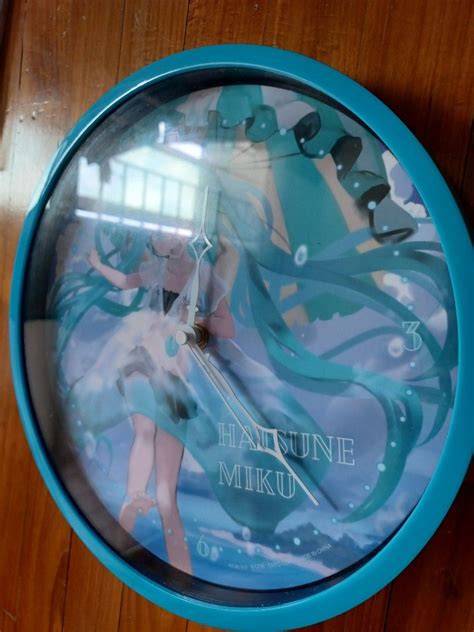 Hatsune Miku Clock Hobbies Toys Memorabilia Collectibles J Pop On Carousell