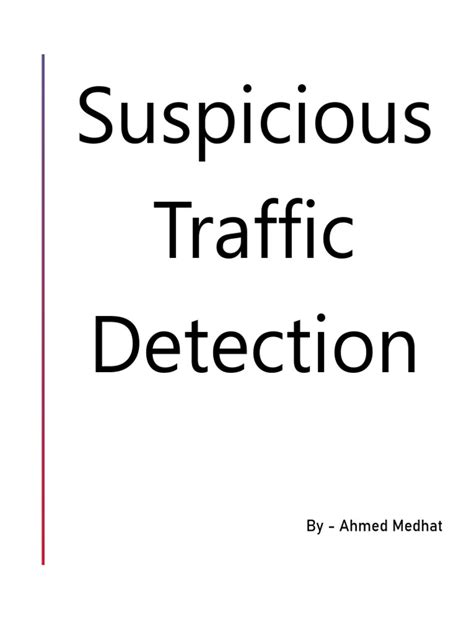 suspicious traffic detection pdf transport layer security domain