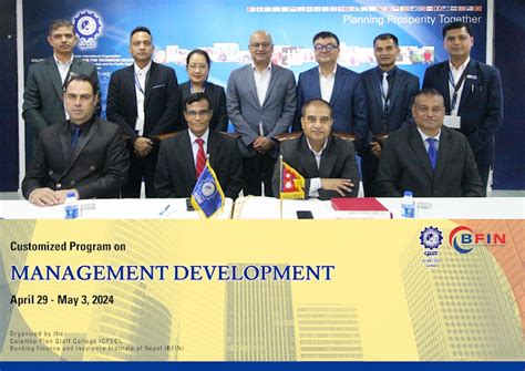 Cpsc Bfin Implement Customized Program On Management Development For
