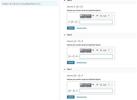 Solved Determine Vec A Vec B Vec C Express Your Answer Chegg
