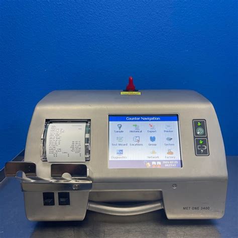 usado hach 3445 met one 3400 particle counter for portable airborne