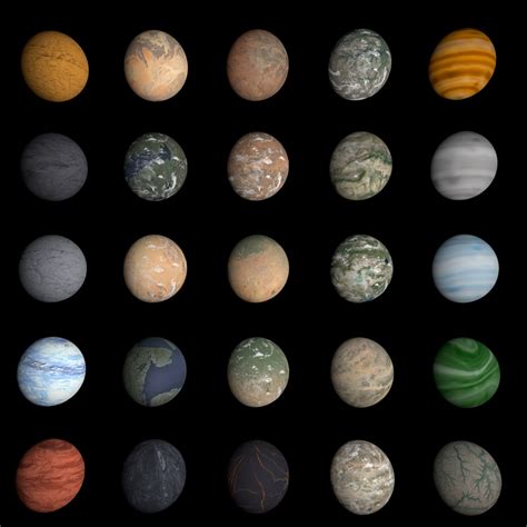 Planet Textures Set Turbosquid 809204