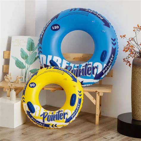 Premium Thickened Inflatable Swimming Tube With Handles Adult Pool