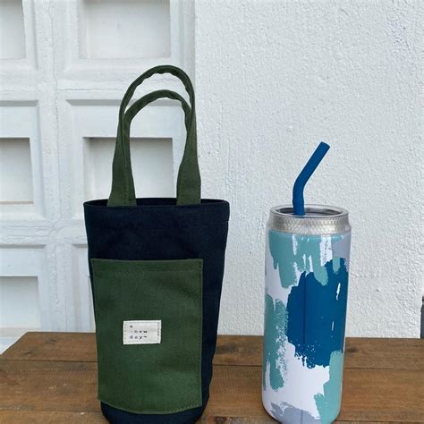 Túi vải bố Canvas đựng ly bình nước giữ nhiệt - TikTok Shop Vietnam
