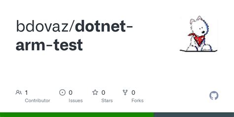 GitHub Bdovaz Dotnet Arm Test