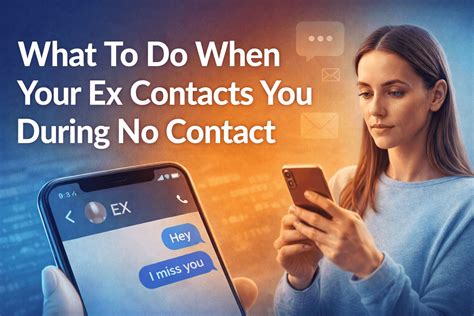 What To Do When Your Ex Contacts You During No Contact