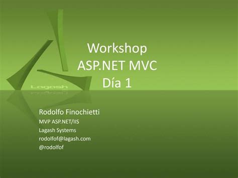 Aspnet Mvc Workshop Día 1 Ppt
