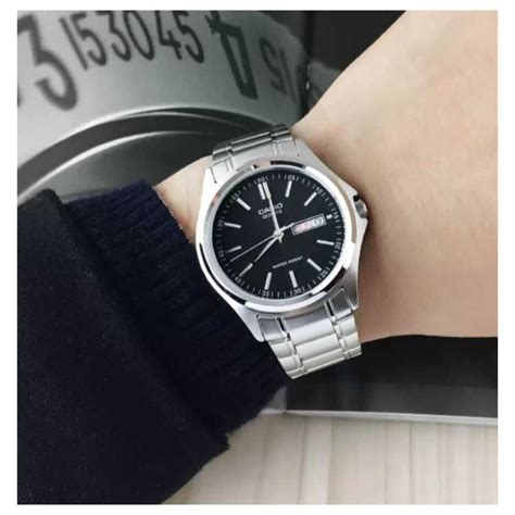 Casio Standard นาฬิกาข้อมือสุภาพบุรุษ สายสแตนเลส รุ่น Mtp 1239d 7adf Pj 2 Thaipick