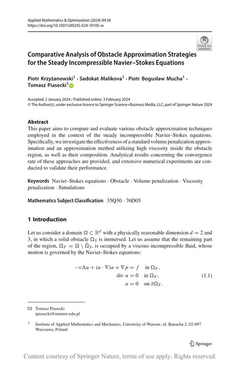 Comparative Analysis Of Obstacle Approximation Strategies For The Steady Incompressible Navier