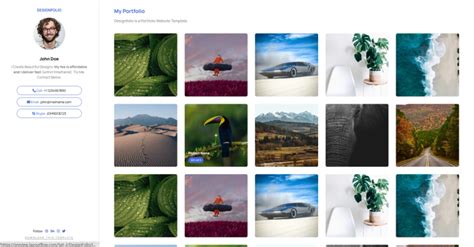 Designfolio Free Portfolio Template Html Template0