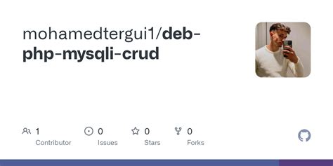 GitHub Mohamedtergui Deb Php Mysqli Crud