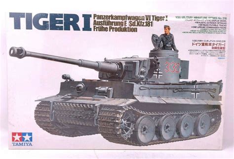 Tamiya Ww Ii German Tiger I Tank Early Production 135 Model Kit 35216