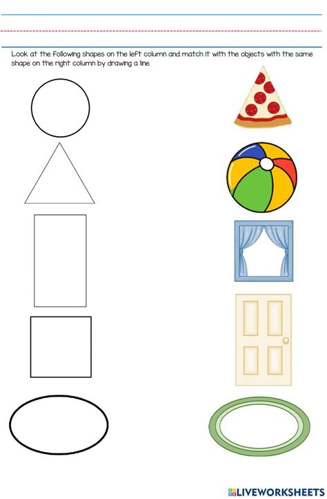 Shape Identification Worksheet Worksheets Library