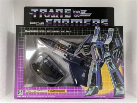 Transformers G1 Thundercracker Reissue Brand New Action Figure Free Shipping Ebay