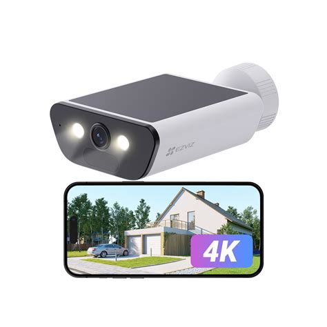 Ezviz Cb5 4k Camera Surveillance Wifi Exterieure Sans Fil à Batterie