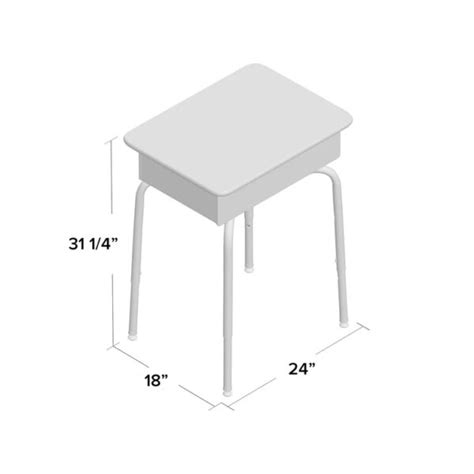 Zoifun 2024 Height Adjustable Student Desk Zoifun