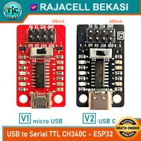 Review USB To Serial TTL Flashing ESP Burner Serial CH C Arduinoo ESP Tokopedia