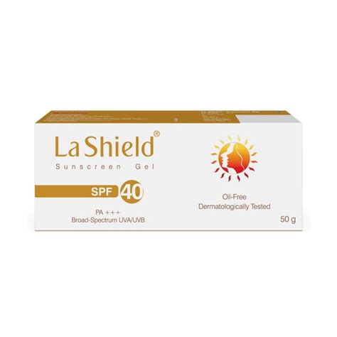 Buy La Shield Sunscreen Gel Spf 40 50g Cureka