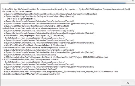 I Have A Problem Working With Tls 13 · Issue 229 · Wp Networdpresspcl · Github
