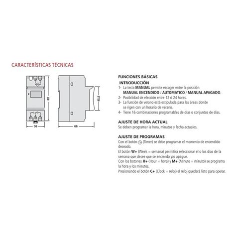 Luz Desing Timer Reloj Digital Programable Para Riel Din Luz Desing