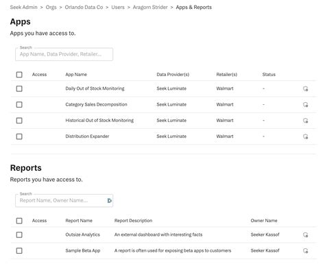 App Access And Permissions Seek Help Center