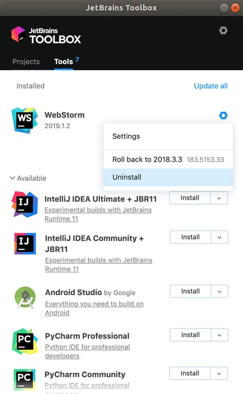 Uninstall Webstorm Help Webstorm