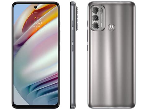 Smartphone Motorola Moto G60 128GB Prata 4G 4GB RAM Tela 6,8” Câm ...