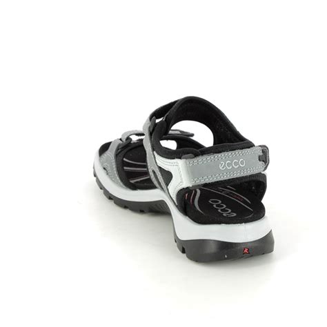 Ecco Offroad Lady Grey Nubuck Womens Walking Sandals 069563 02244
