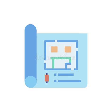 Building Plans Icon For Design Overview Stock Image Illustration Of