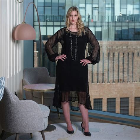 Sylvia Piechulla Aphrodite Black Holiday Resort Midi Rackhams