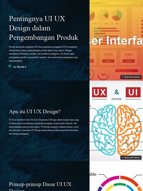 Pentingnya Ui Ux Design Dalam Pengembangan Produk Pdf Seni