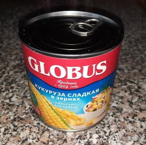 Отзыв о Кукуруза сладкая в зернах Globus Овощной плов