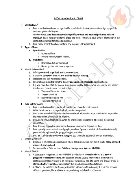 dbms codehelp lec 1 introduction to dbms what is data a data is a
