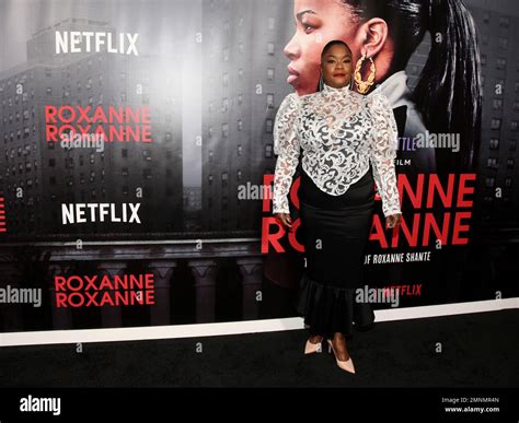 Roxanne Shante Attends The Premiere Of Netflixs Roxanne Roxanne At