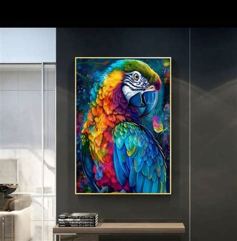 Декорация Папагал Аксесоари Монтана Модна декорация с екзотичен