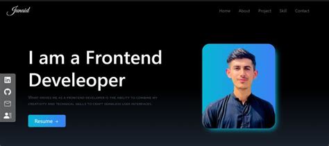 Muhammad Junaid On Linkedin As A Front End Developer I Take Great Pride In Showcasing My Personal…