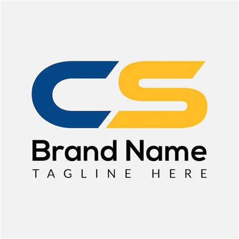 Premium Vector Abstract Cs Letter Modern Initial Lettermarks Logo Design