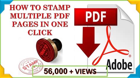 How To Stamp Multiple Pages Of PDF In Just One Click YouTube