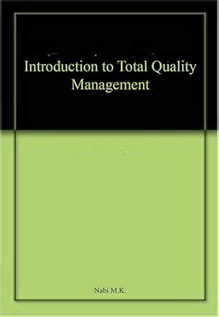 Amazon.in: Buy Introduction to Total Quality Management Book Online at Low Prices in India ...