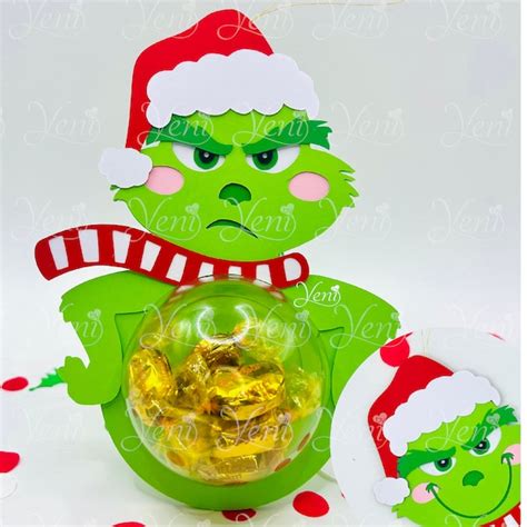 Grinch Candy Dome Svg Etsy Australia