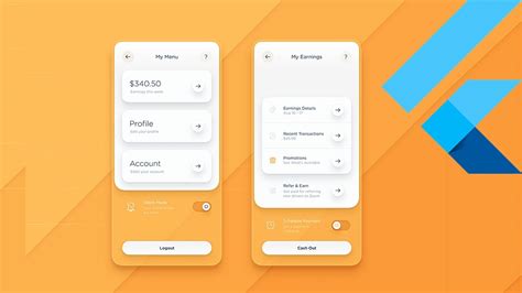 Flutter UI Earnings Screen Speed Code YouTube