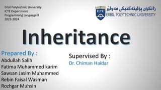 Inheritance In C Programming Language Pptx Programming Languages Computing