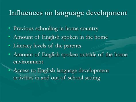 Ppt Language And Literacy Development Of Second Language Learners