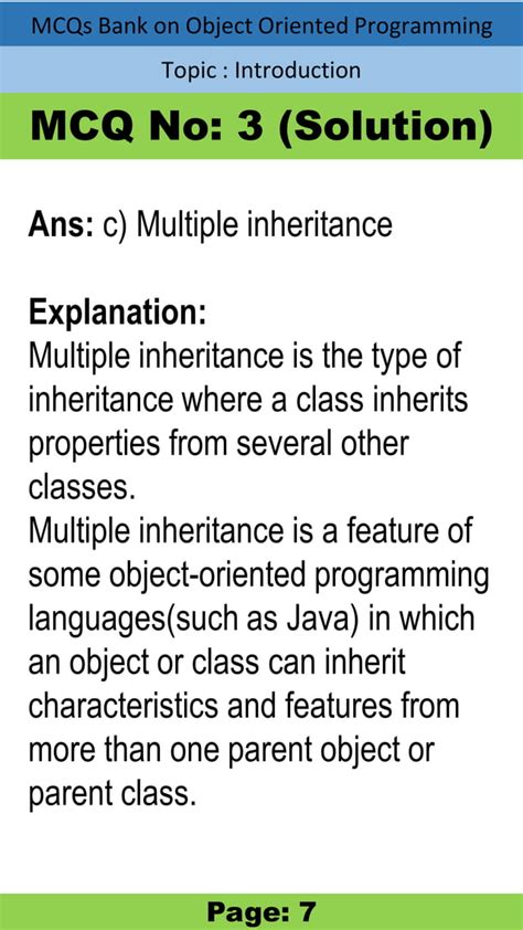 Multiple Choice Questions On Java Object Oriented Programming Bank 1 Introduction Pdf