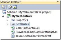 Walkthrough Publishing A Custom Web Control Part 1 Of 2 Visual Studio Blog