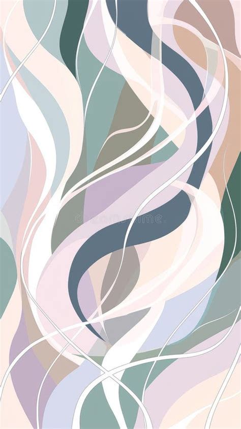Creating A Smooth Blend Of Pastel Colors This Wavy And Flowing