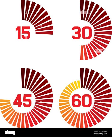 Timers Icons Set Vector Illustration Stock Vector Image And Art Alamy