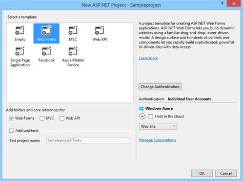 How To Create A Project In Asp Net C